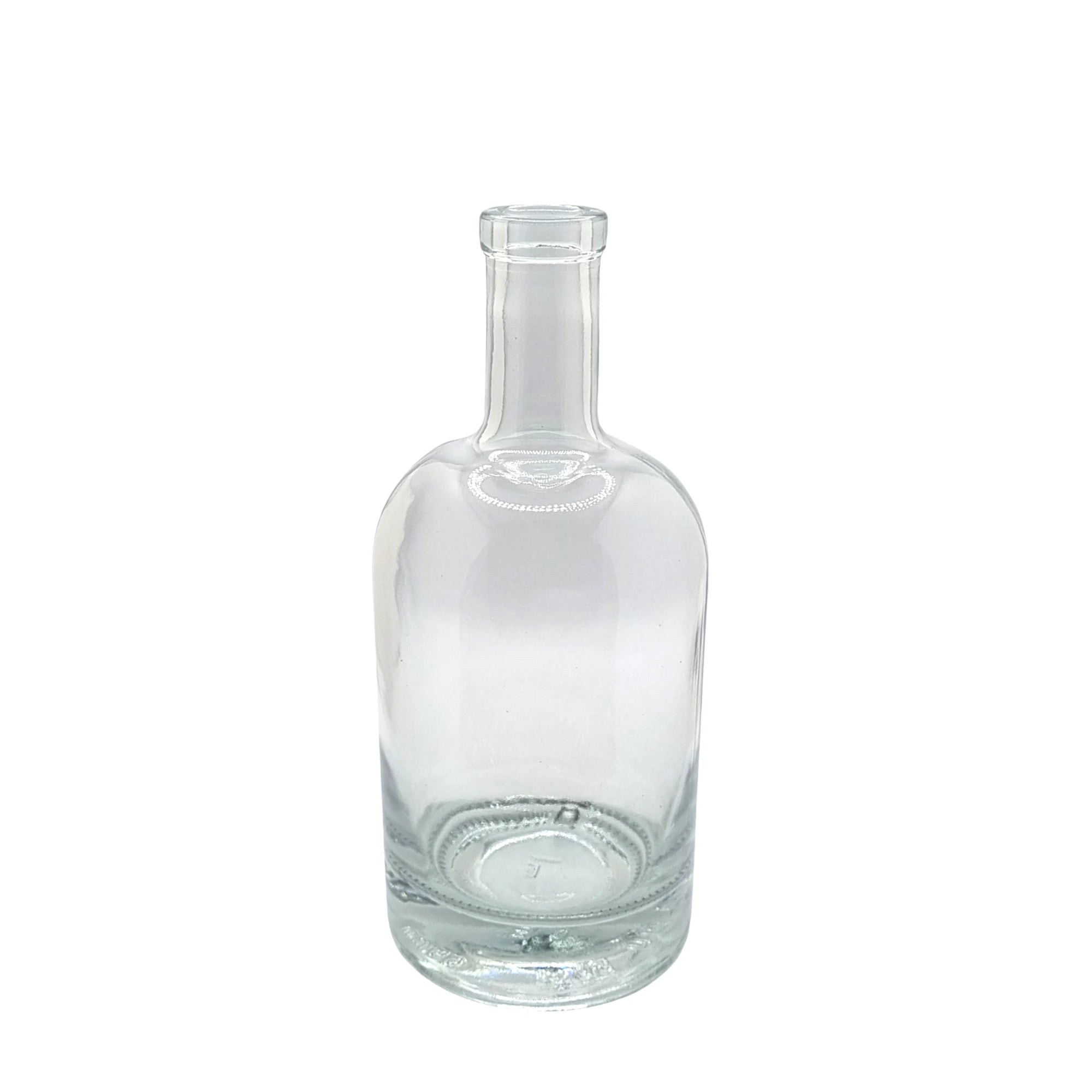 500ml Notturo Clear Round Glass Bottle (Pallet Qty 1,232)