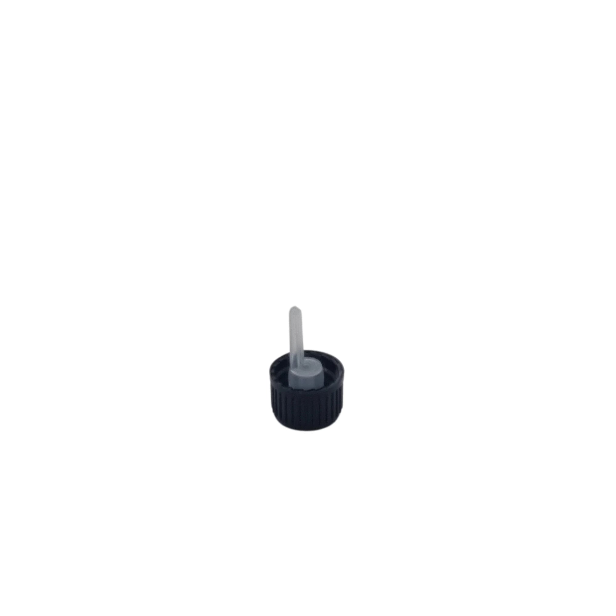 GL18 Black Non-Tamper Evident 2.0mm Dropper Cap | Caps